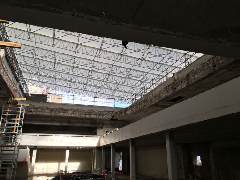 Bâche de protection pour chantier - Solutions acoustiques Acousteam